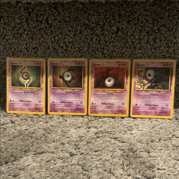 Pokemon | Toys | Pokemon Unown Card Sets | Poshmark